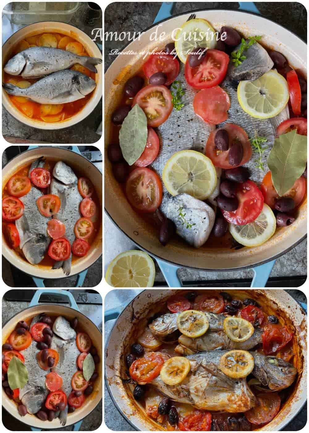 how to bake seabream-cuisson-de-la-dorade-au-four | My love of cooking